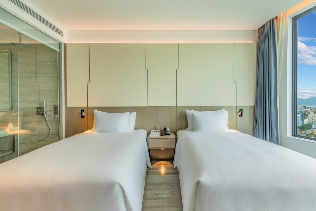 Deluxe Room | Deluxe Partial Sea View Room Of Awaken Hotel